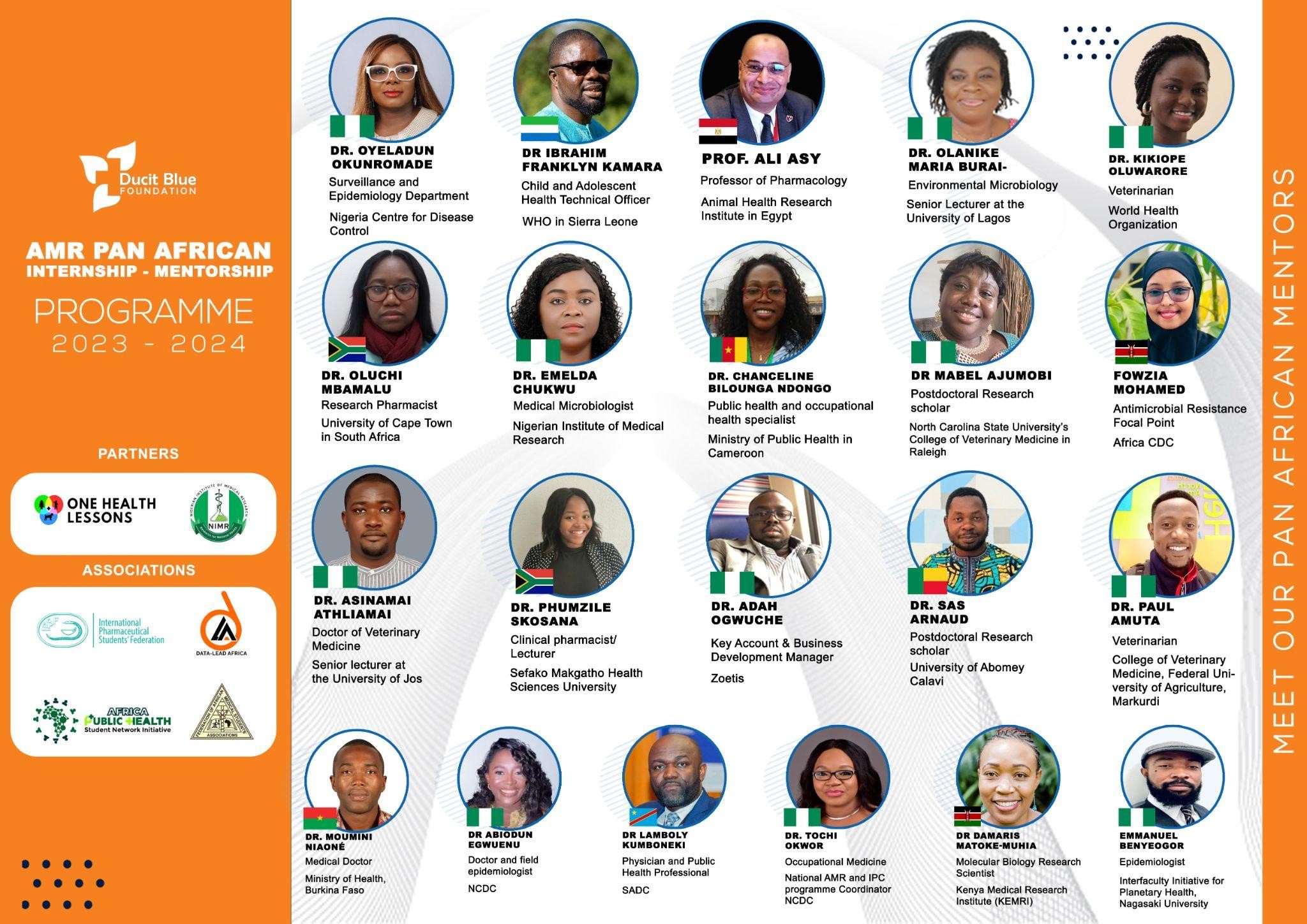The Ducit Blue Foundation’s 2023/2024 One-Health Antimicrobial Resistance Pan-African Internship ...